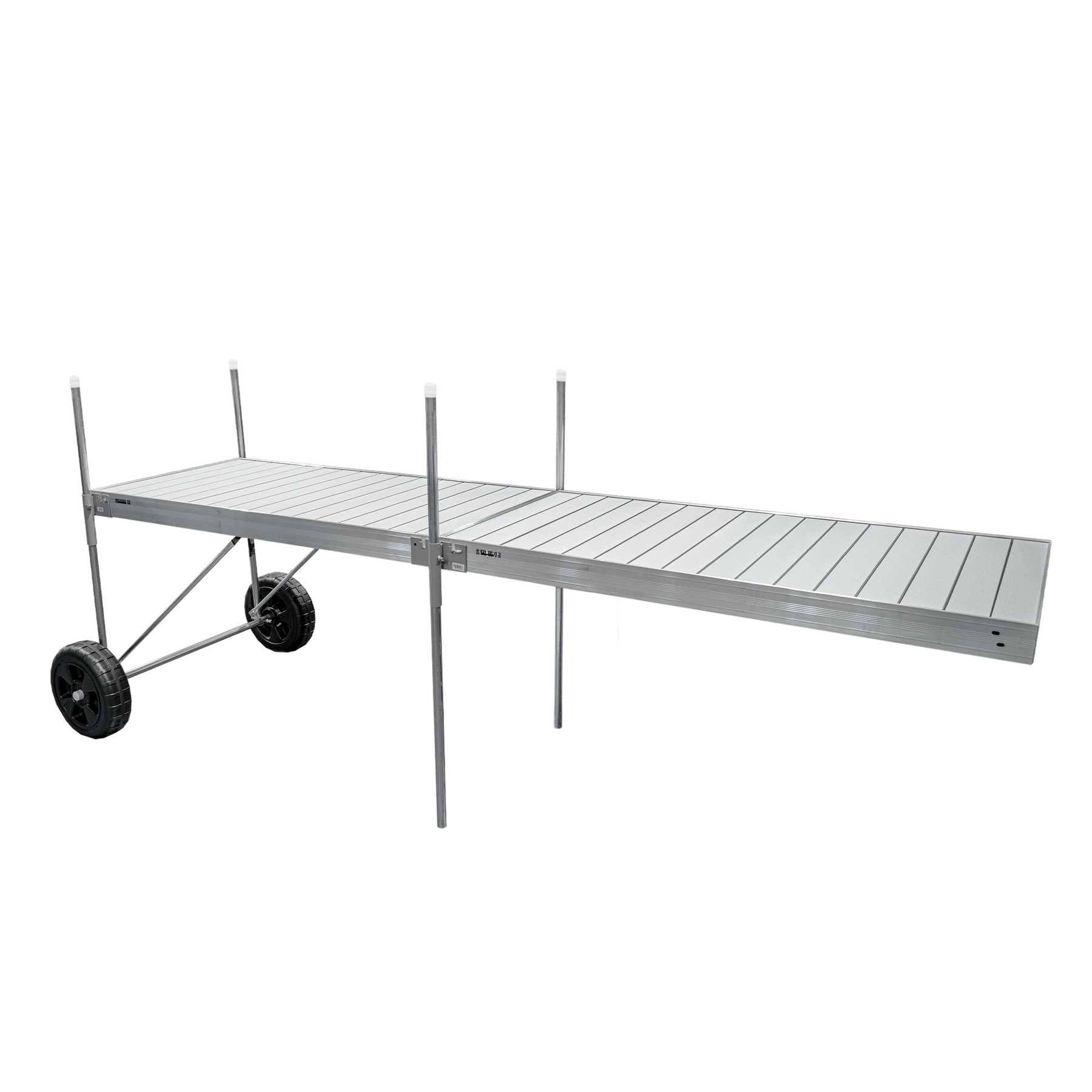 16 ft. Roll-In-Dock Straight System with Aluminum Frame and Aluminum D