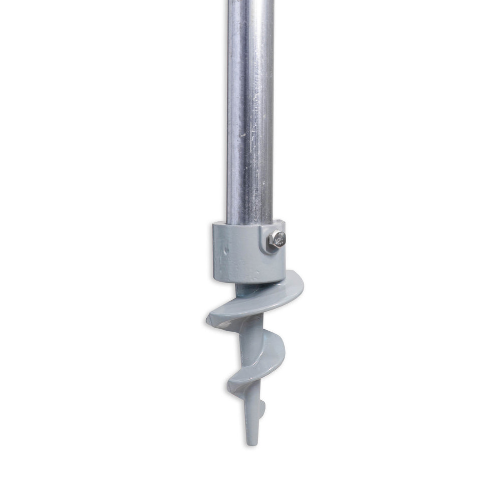 2-Pack Cast Steel Auger Dock Feet | Secure Dock Anchor Post
