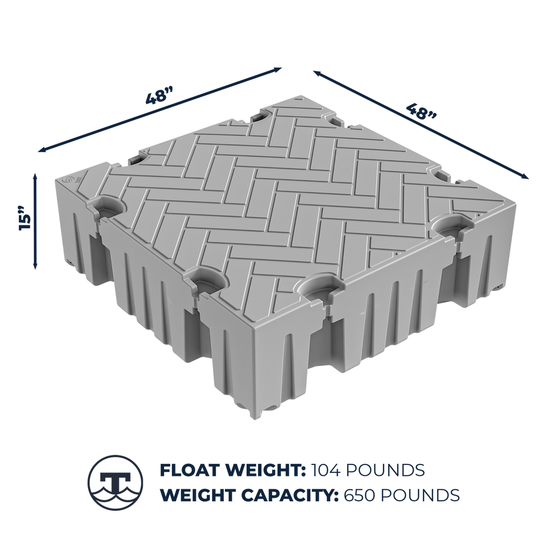 24' Straight Floating Dock Package