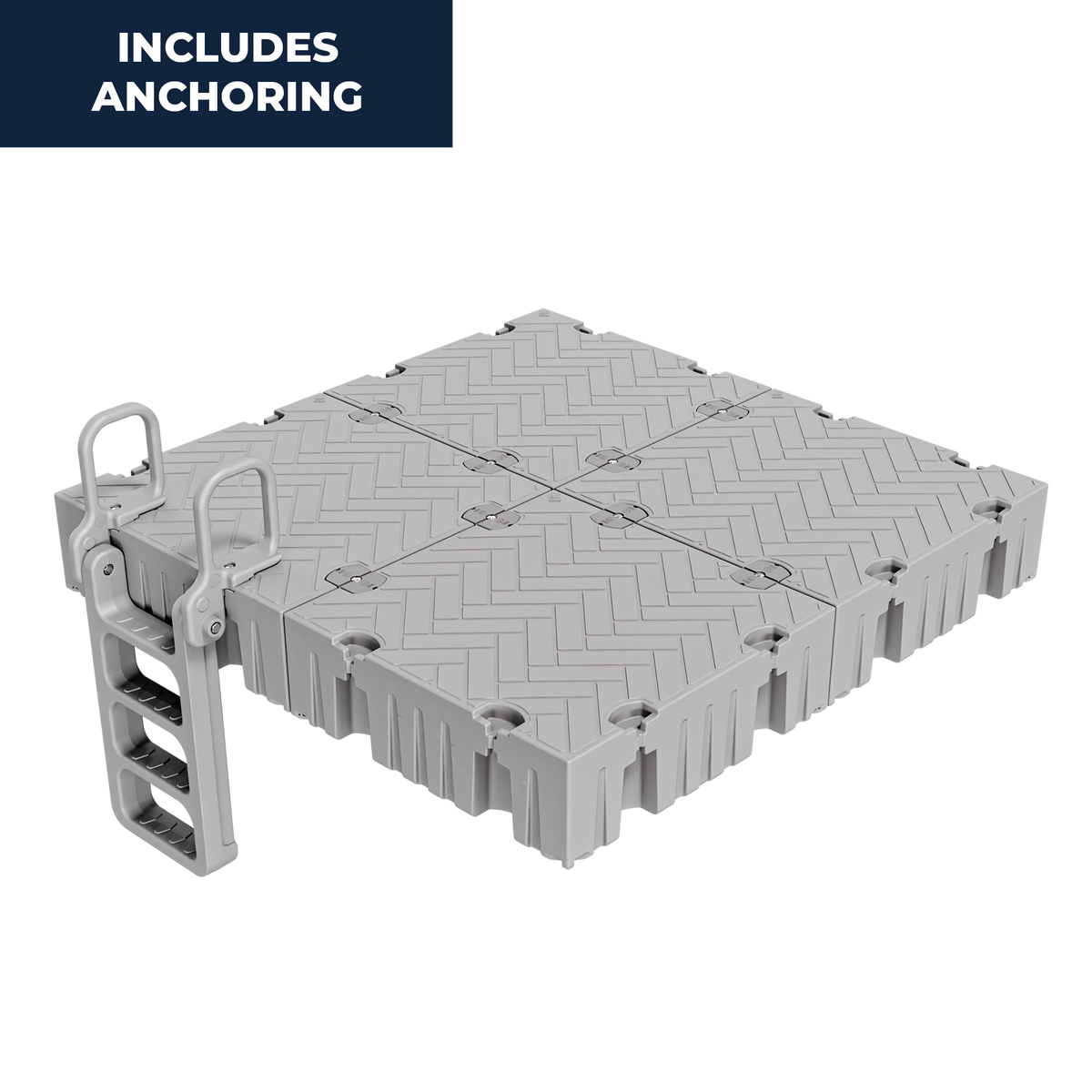 8'x8' Floating Swim Raft w/ Ladder