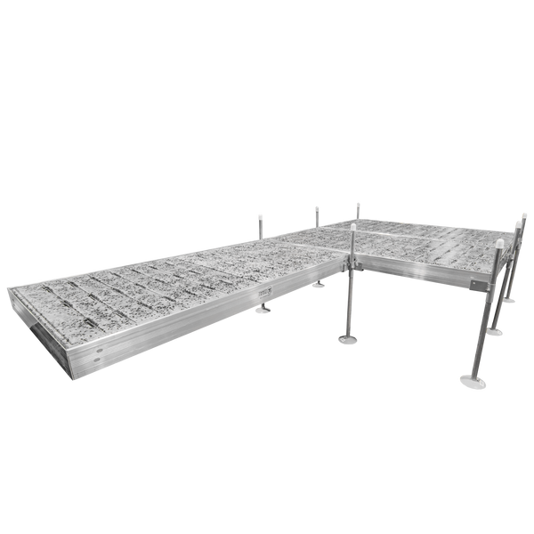 16' Platform Boat Dock System with Aluminum Frame and Thermoformed Ter ...