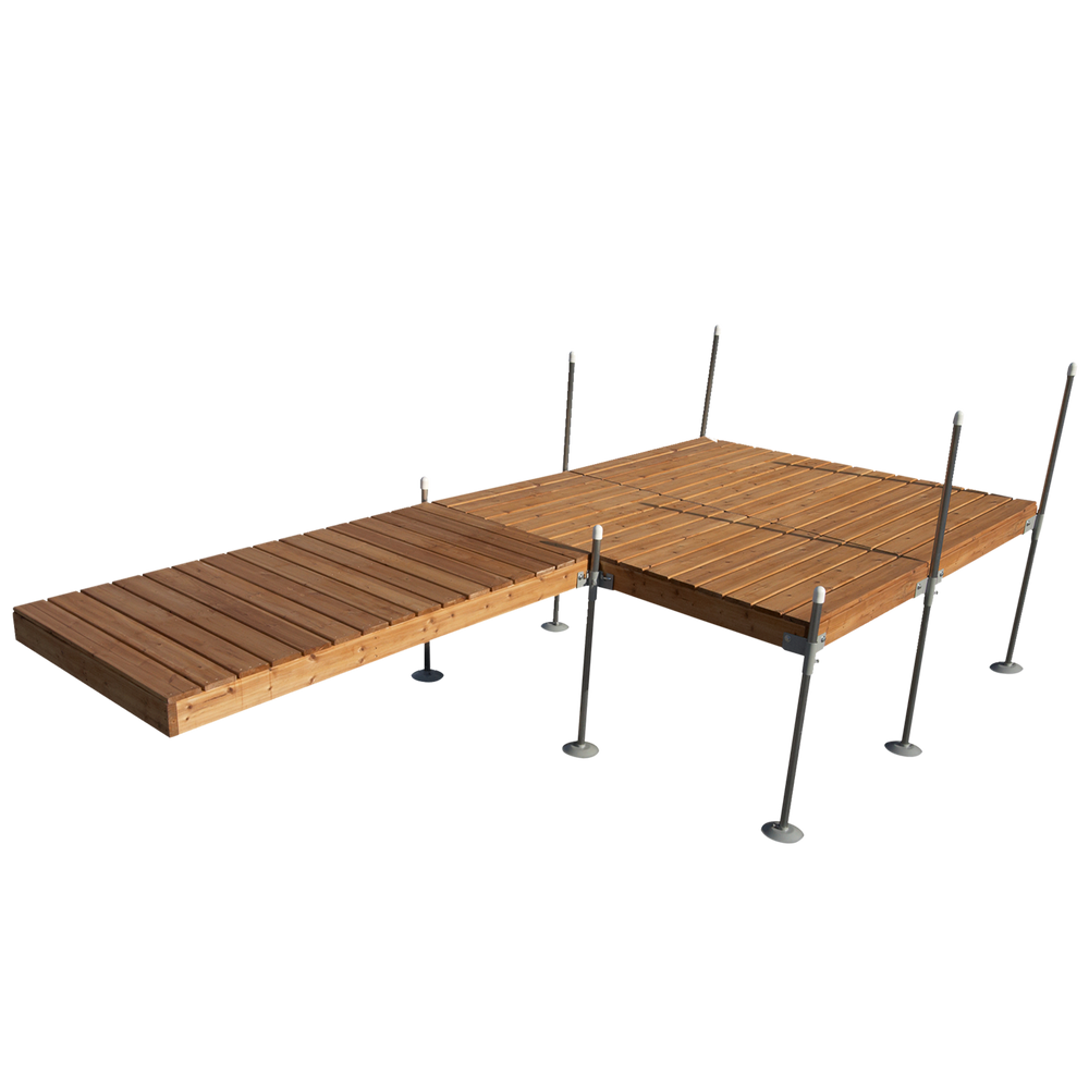 Wooden Dock with Cedar Frame for Boats | Shop Tommy Docks