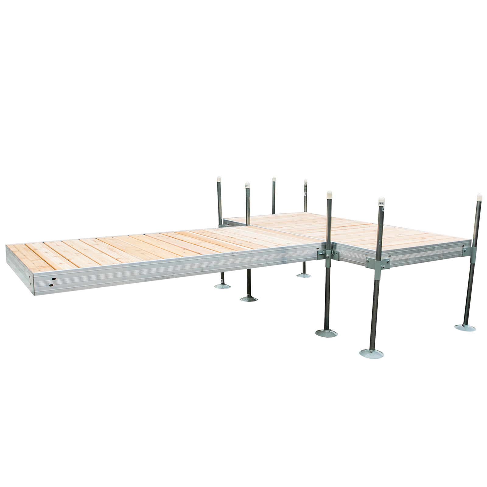 Wooden Dock with Cedar Frame for Boats | Shop Tommy Docks