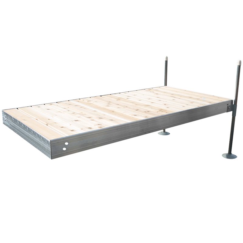 Wooden Dock with Cedar Frame for Boats | Shop Tommy Docks