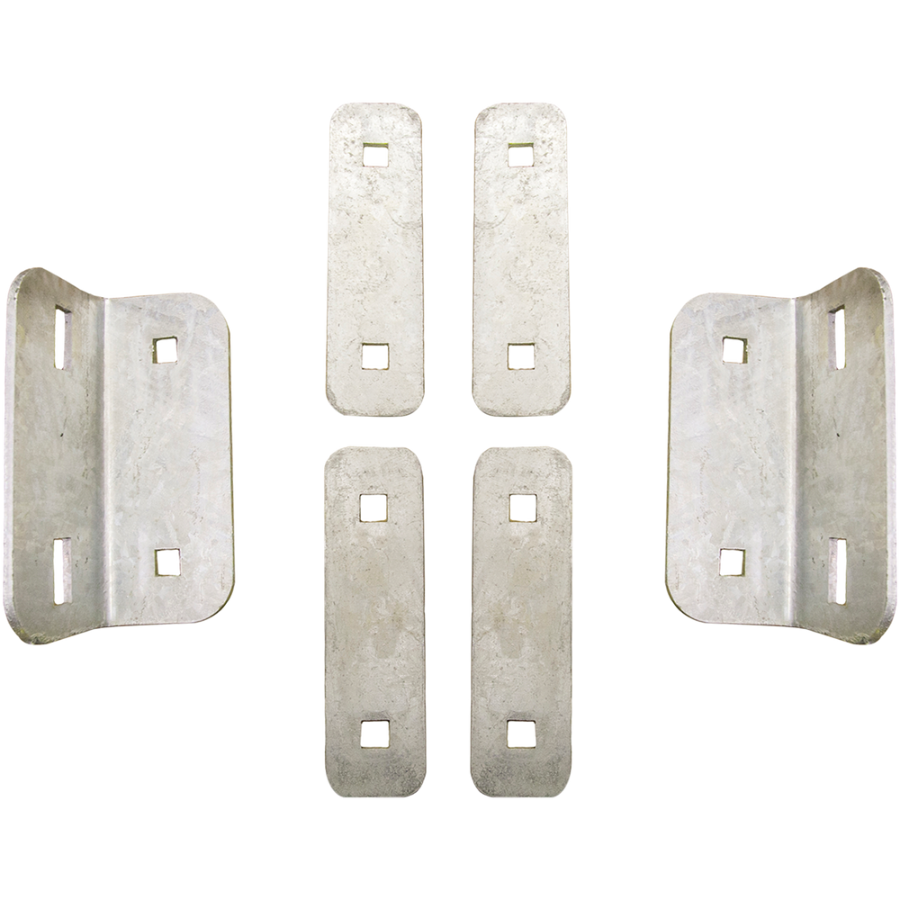 Floating Dock Corner Bracket Kit For 2 In. X 8 In. : Tommy Docks