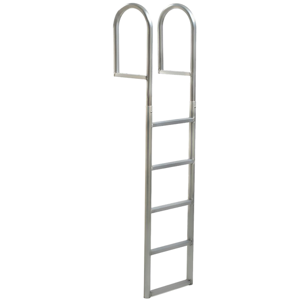 5 Rung Aluminum Ladder - Standard 2" Wide Step : Tommy Docks