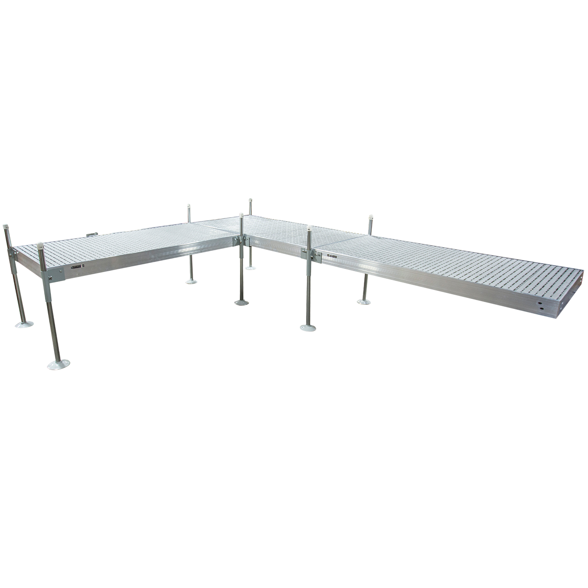 16 ft. L-Style Aluminum Frame with Gray Titan Platinum Series Complete